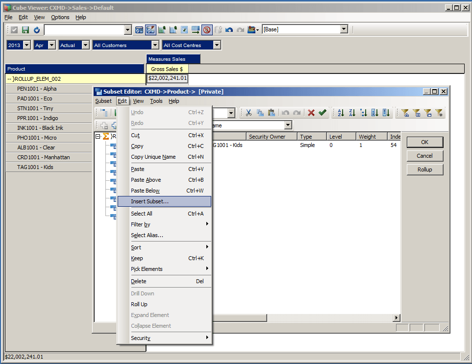 Neglected Functionality Custom Rollups And Subset Consolidations Exploring Tm1