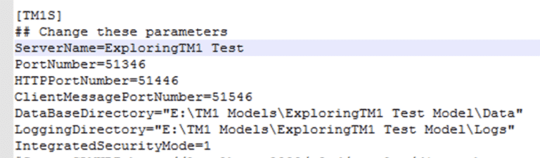 TM1s.cfg & How to Create a TM1 Model - A Best Practice Guide ...