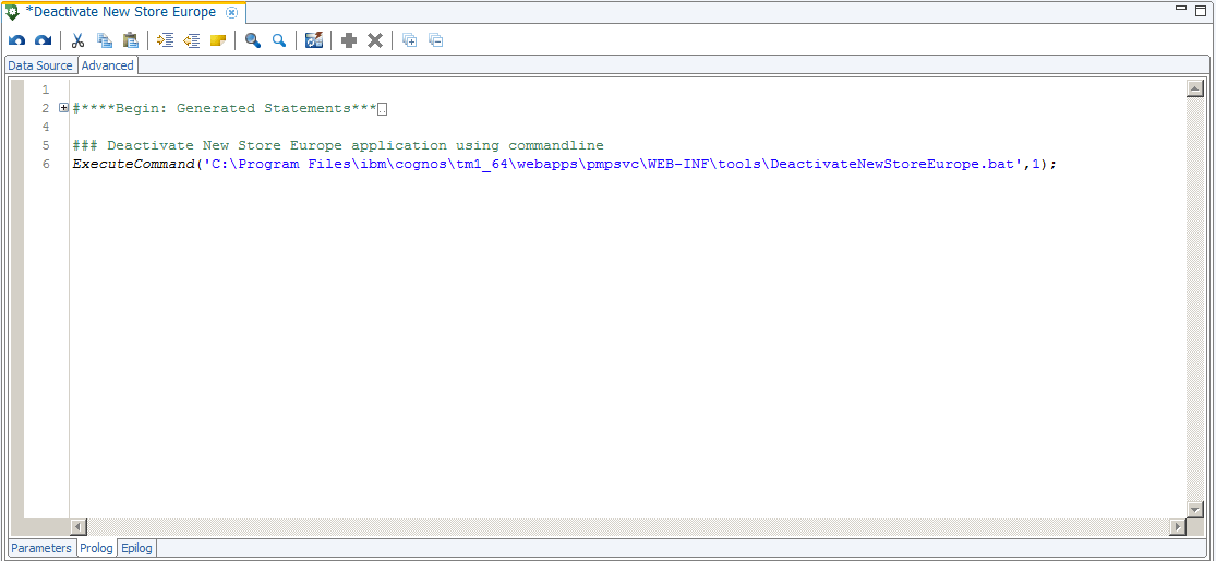 Managing Applications from Command Line - Exploring TM1