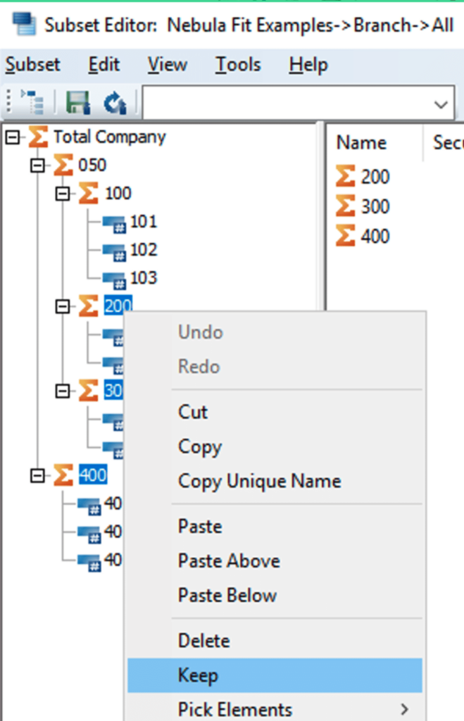 How to Create a User Defined Consolidation in TM1 Architect & Perspectives