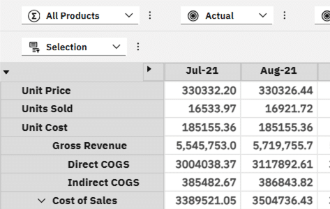How to Format Values in Planning Analytics Workspace - Exploring TM1