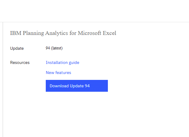 How To Download Ibm Planning Analytics For Excel From Planning Analytics Workspace Exploring Tm1